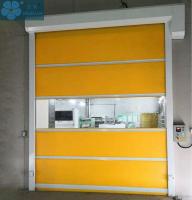 China 2000mm Width 0.9mm Curtain High Speed Rolling Doors for sale