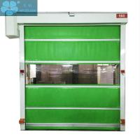 China 2000mm Width 0.9mm Curtain High Speed Rolling Doors for sale