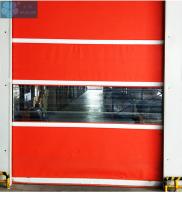 China Red 2m/S 2mm Steel High Speed Industrial Doors for sale