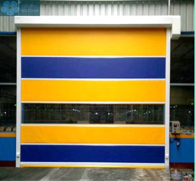 China 1.5m/s 2.0mm Window PVC Roller Shutter Doors for sale