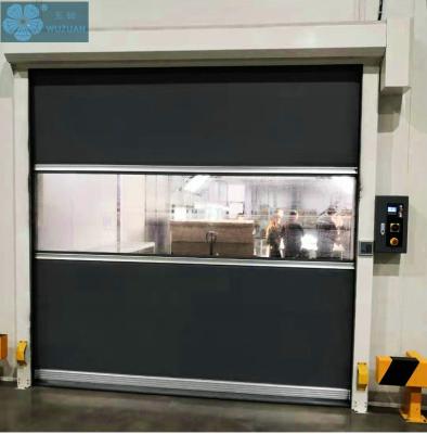 China Black 3KW 1000times/Day Plastic Roller Shutter Doors for sale