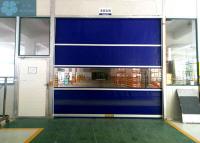 China 5.5KW 0.8mm Window Dust Proof PVC Roller Shutter Doors for sale