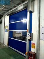 China 5.5KW 0.8mm Window Dust Proof PVC Roller Shutter Doors for sale