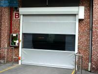 China PLC Control 0.6m/S 1.2mm PVC Roller Shutter Doors for sale