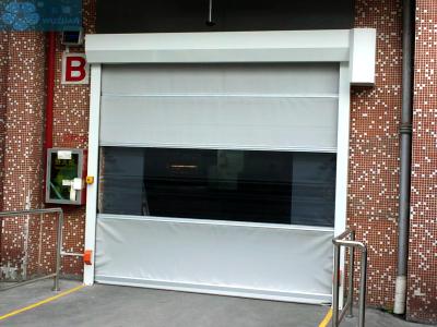 China PLC Control 0.6m/S 1.2mm PVC Roller Shutter Doors for sale