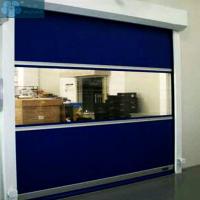 China Remote Control 380V 1.2mm Window PVC Rolling Door for sale