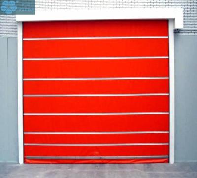 China Remote Control 380V 1.2mm Window PVC Rolling Door for sale