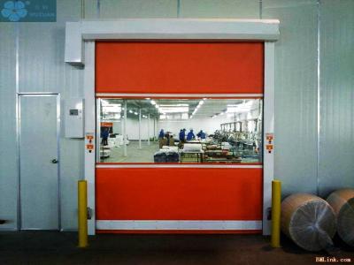 China Dust Proof 1.0m/S IP55 Safety PVC Roller Shutter Doors for sale