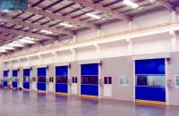 China Dust Proof 1.0m/S IP55 Safety PVC Roller Shutter Doors for sale