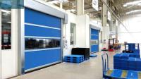 China Automatic 0.7m/S 0.8mm Curtain PVC Roller Shutter Doors for sale
