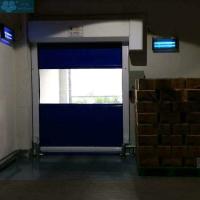 China Automatic 0.7m/S 0.8mm Curtain PVC Roller Shutter Doors for sale