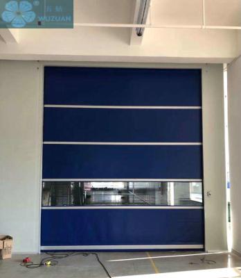China PVC Fabric 0.7m/S IP55 Plastic Roller Shutter Garage Doors for sale