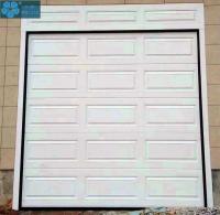 China White IP55 430mm Panel Residential Sectional Garage Door for sale