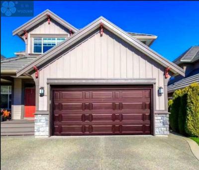 China Automatically 3m High 304SS Sectional Overhead Garage Door for sale