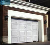 China Automatic 50mm 3m Width Steel Sectional Garage Doors for sale