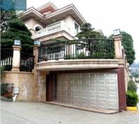 China Easy Installation 4cm Silver Color Insulated Sectional Doors for sale
