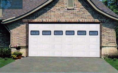China 40mm 2500mm Height Steel Sectional Garage Doors for sale