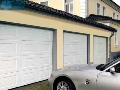 China 3m Length Residential Sectional Overhead Garage Door for sale