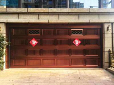 China Commercial IP55 Single Track Sectional Overhead Doors for sale