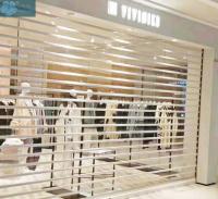 China Motorized 220V 1.5mm Slat Clear Roller Shutters for sale