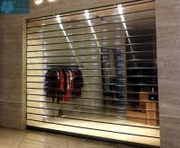 China Motorized 220V 1.5mm Slat Clear Roller Shutters for sale