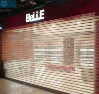 China Motorized 220V 1.5mm Slat Clear Roller Shutters for sale