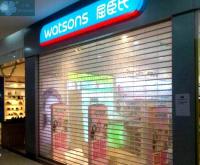 China 5m Width PVC Clear Vision Roller Shutters For Commercial Shop for sale