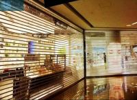 China 5m Width PVC Clear Vision Roller Shutters For Commercial Shop for sale