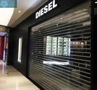 China 5m Width PVC Clear Vision Roller Shutters For Commercial Shop for sale