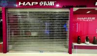 China Good Vision 3mm 9mm Bar Clear Roller Shutters for sale