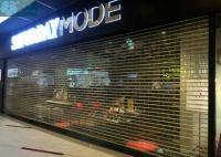 China Good Vision 3mm 9mm Bar Clear Roller Shutters for sale