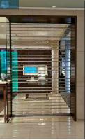 China Crystal Slats 4m Wide 3m High Clear Roller Shutters for sale