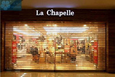 China Commercial 2.2mm PC 12mm Tube Clear View Roller Shutters for sale