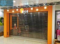 China Good Vision 3mm 9mm Bar Clear Roller Shutters for sale