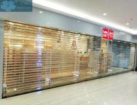 China SS 201 Durable Glass Roller Shutter With 12mm Tube for sale