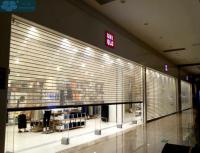 China 5000mm Width 16mm Tube Clear Roller Shutters For Shopping Mall for sale