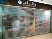 China 3m Height 9mm Tube Roll Up Clear Roller Shutters for sale