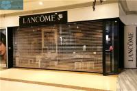 China Polycarbonate 3.0mm 9mm Bar Clear Plastic Roller Shutter Doors for sale