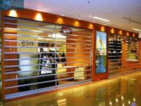 China Polycarbonate 3.0mm 9mm Bar Clear Plastic Roller Shutter Doors for sale