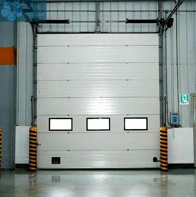 China 0.5m/S  40 Mm Industrial Overhead Door For Cold Room for sale
