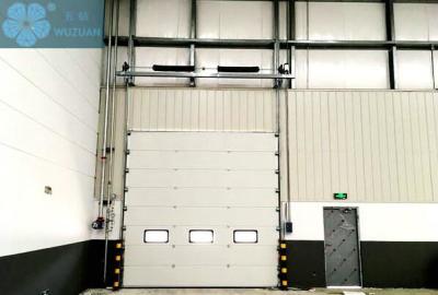 China Sectional AC110V 0.376mm Steel Industrial Roll Up Doors for sale