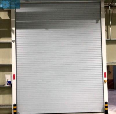 China 3m Height 0.8mm Heat Insulation Aluminium Roller Shutter Doors for sale