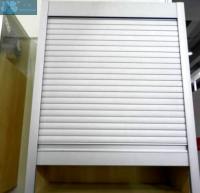China White 77mm Slat 36VDC Aluminium Roller Shutter Doors for sale