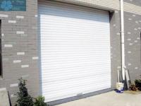China White 77mm Slat 36VDC Aluminium Roller Shutter Doors for sale