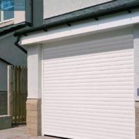 China Automatic 0.7mm 50mm Slat Roller Shutter Garage Doors for sale