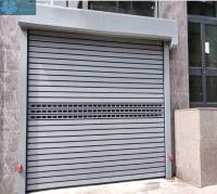China 380V 1.2m/S Exterior Aluminium Roller Shutter Garage Doors for sale