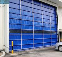 China 3m Height  0.6 M/S Roll Up Security Shutters With PVC Window for sale