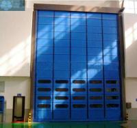 China 3m Height  0.6 M/S Roll Up Security Shutters With PVC Window for sale