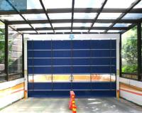 China NF-P92-503 1.2mm Transparent Curtain Roller Shutter Doors for sale