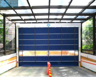 China NF-P92-503 1.2mm Transparent Curtain Roller Shutter Doors for sale